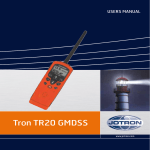 JOTRON TRON TR20 PLUS, TRON TR20 GMDSS VHF radio Manual | Manualzz