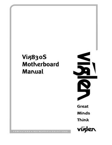 Viglen vig830s User manual | Manualzz