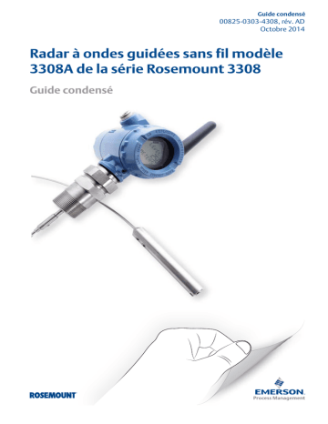 Rosemount 3308 Radar à ondes Mode d'emploi | Manualzz