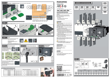 Socomec ATyS UL Quick Start | Manualzz