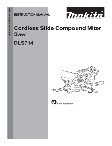 Makita DLS714 Instruction manual | Manualzz