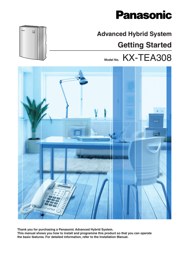 Panasonic KX-TEA308 Getting Started | Manualzz