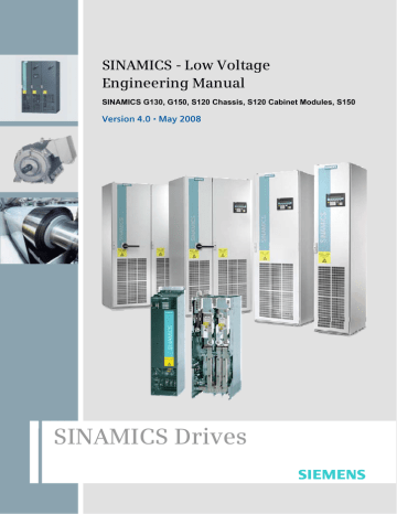 Siemens SINAMICS G150 Engineering Manual | Manualzz
