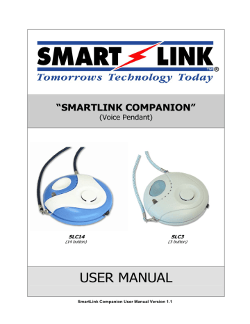 SmartLink Voice Pendant SLC 14, SLC 3 User Manual | Manualzz