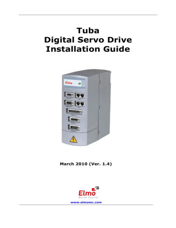 Elmo Tuba Servo Drive Installation Guide | Manualzz