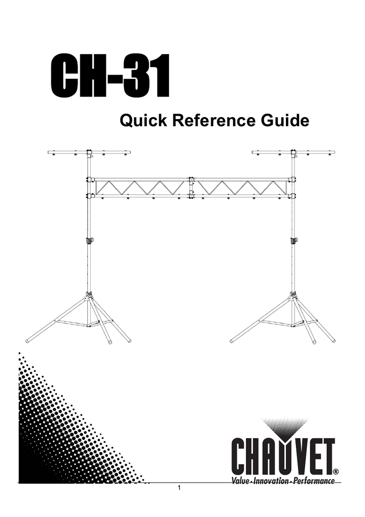 Chauvet CH-31 Quick Start Guide | Manualzz