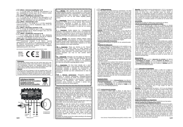 Kemo Germany M032 Universal amplifier Instruction Manual | Manualzz