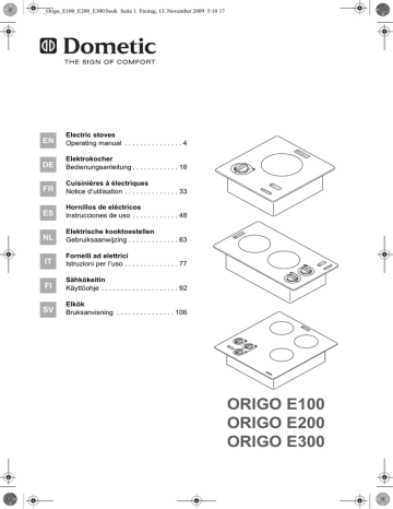 Dometic ORIGO E200 Instructions for use | Manualzz