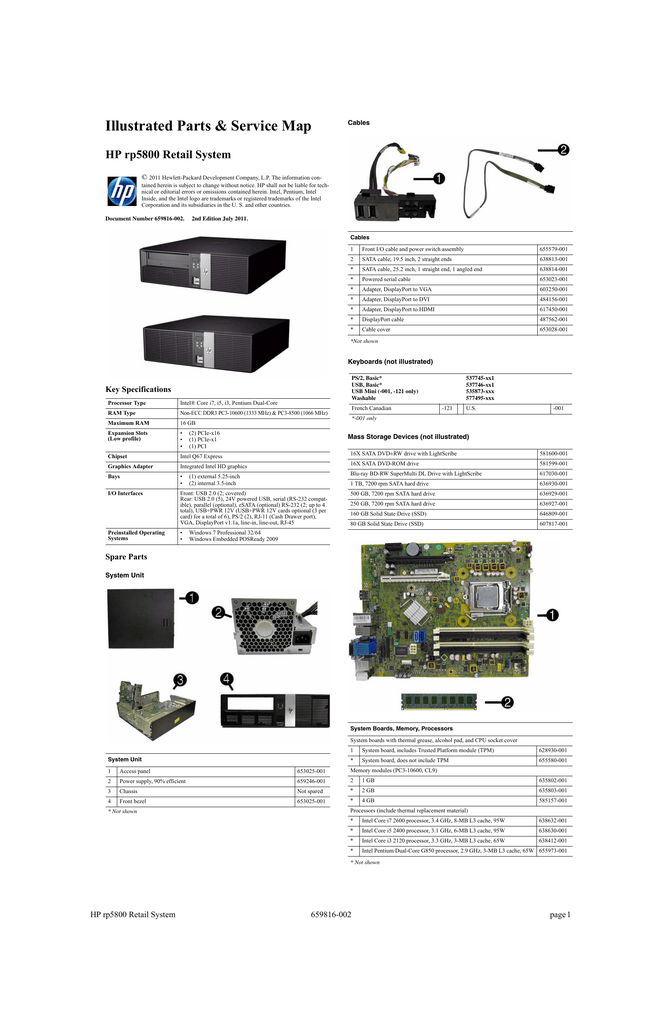 Hp Rp5800 Motherboard Diagram Classic Styles | www.oceanproperty.co.th
