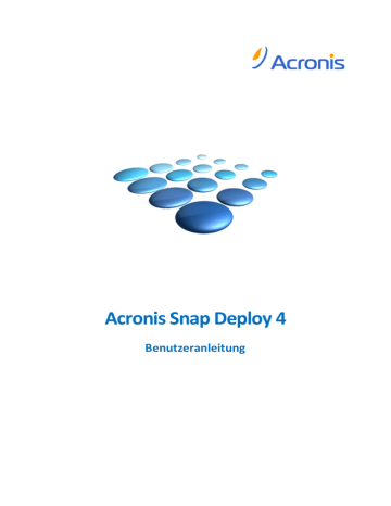 ACRONIS Snap Deploy 4 Bedienungsanleitung | Manualzz