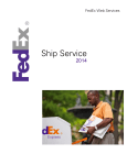 FedEx Ship Manager 2350 User Guide | Manualzz
