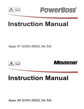 PowerBoss APEX 47 Rider Sweeper User Manual | Manualzz