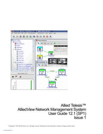 Allied Telesis Network Management System User Guide | Manualzz