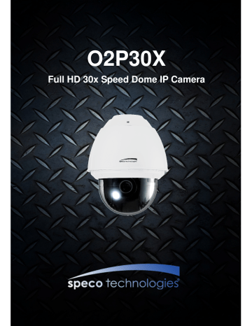 O2P 30X User’s Guide - Speco Technologies | Manualzz