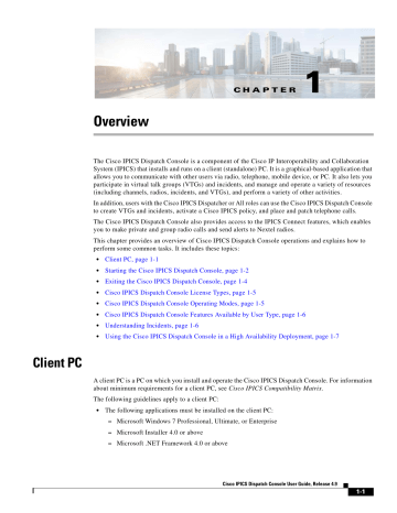 Cisco Dispatch Console User Guide - Release 4.9 | Manualzz