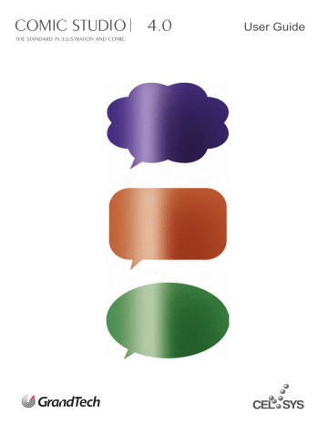 ComicStudio 4.0 Debut, Pro, EX User Guide | Manualzz