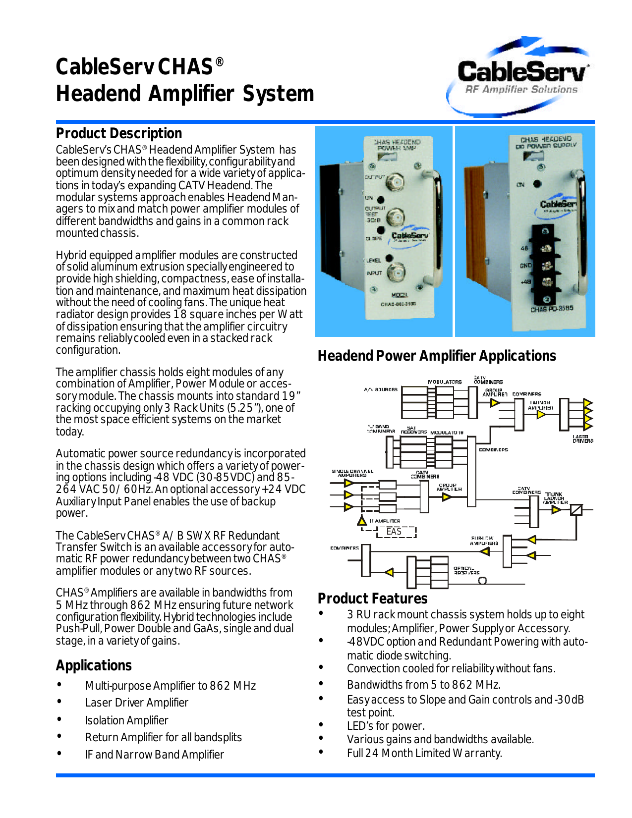 Headend rf amplifier tutorial