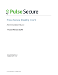 Pulse Secure Client Administration Guide - Product Release 5.2 | Manualzz