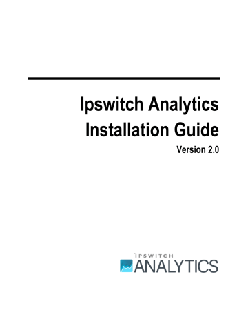 Ipswitch Analytics Installation Guide | Manualzz