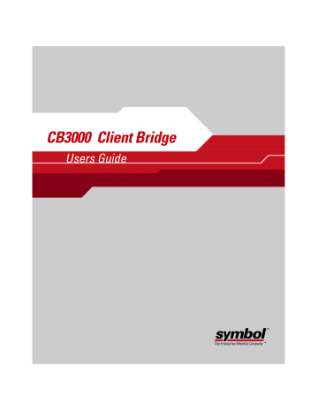 Zebra CB3000 User's Guide | Manualzz