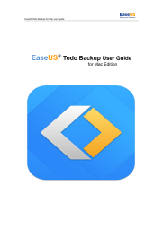 EaseUS Todo Backup - User Guide, User manual