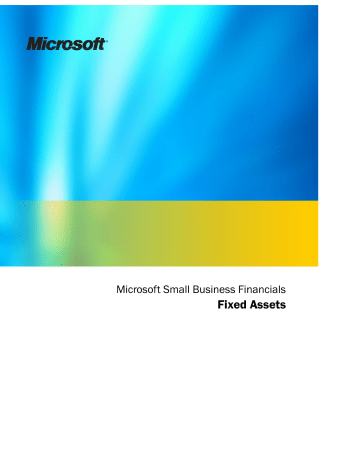 Fixed Assets User Manual | Manualzz