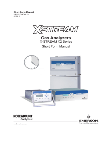 Emerson Process Management X-STREAM X2 Series User manual | Manualzz