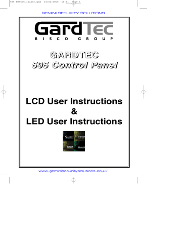 Gardtec 595 User Manual | Manualzz