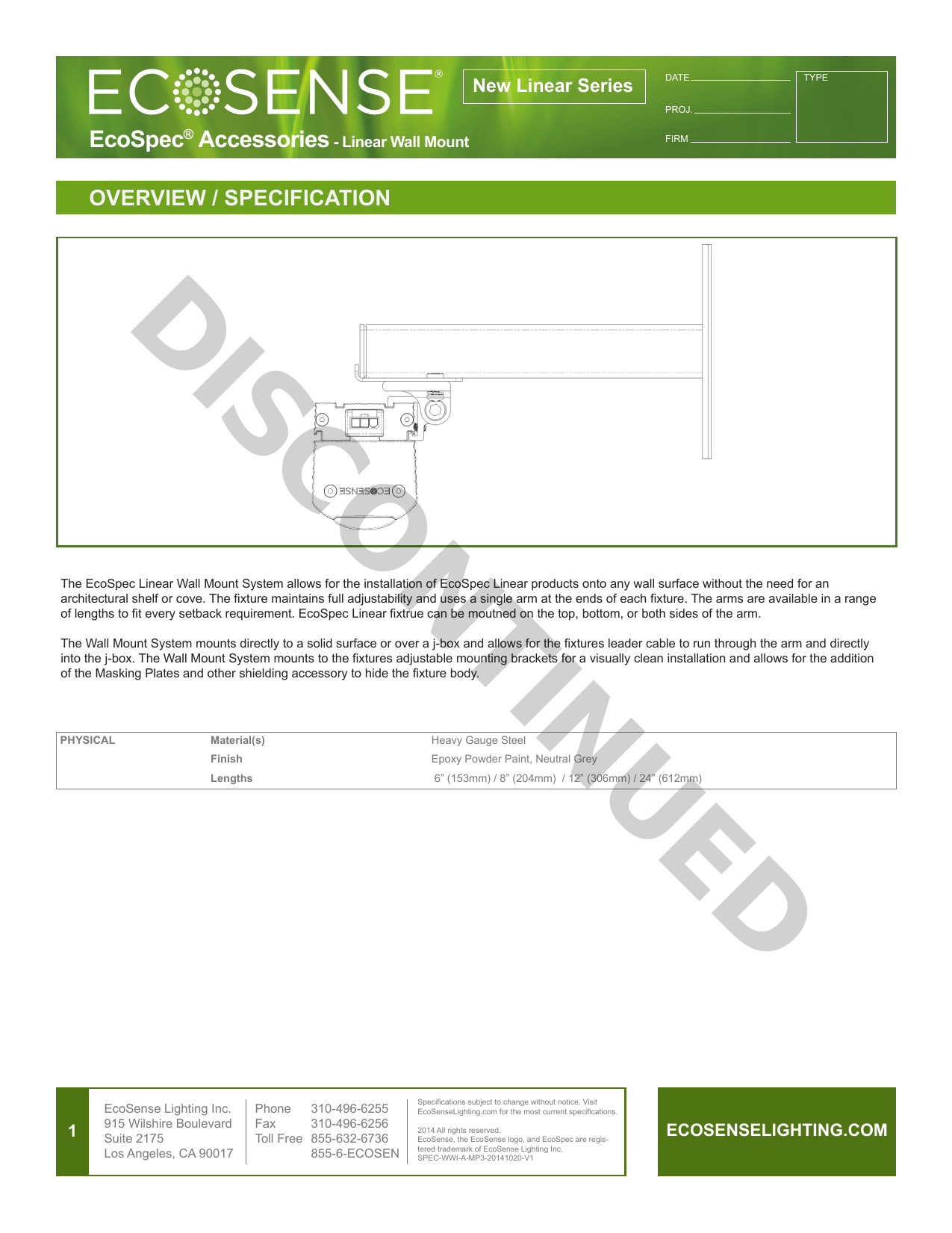 Ecosense Lighting L50 E | Shelly Lighting