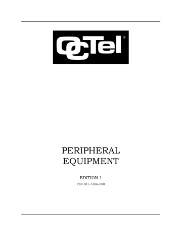 Octel Peripheral Equipment Manual - HP 700/43, Wyse 50, Wyse 150, DEC ...