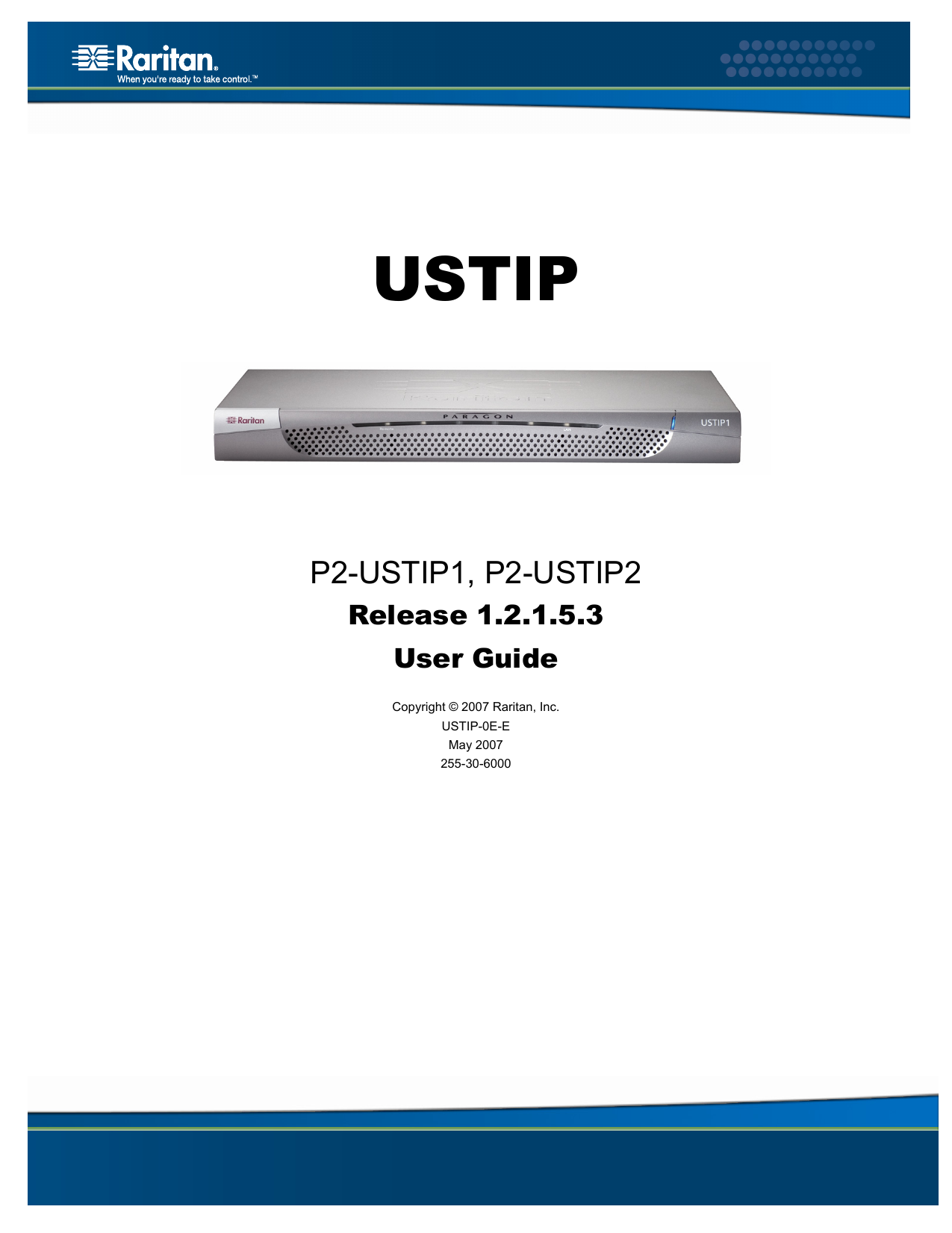 Raritan Computer P2-USTIP1 User manual | Manualzz