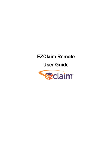 EZClaim Remote Access User Guide | Manualzz