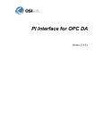 PI Interface for OPC DA 2.5.0.x User Guide | Manualzz