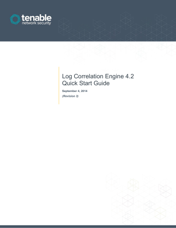 Tenable Log Correlation Engine 4.2 Quick Start Guide | Manualzz
