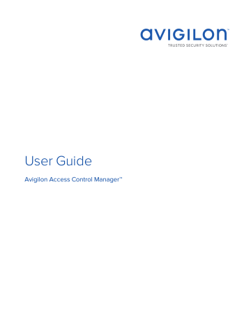 Avigilon Access Control Manager User Guide | Manualzz