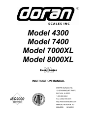 Doran 8000XL - Operating instructions, instruction manual