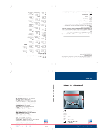 BioRobot MDx DSP User Manual | Manualzz
