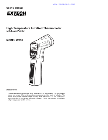 Extech Instruments 42530 User manual | Manualzz
