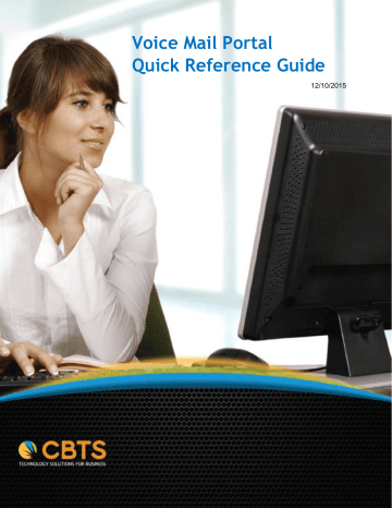 Voice Mail Portal QRF | Manualzz
