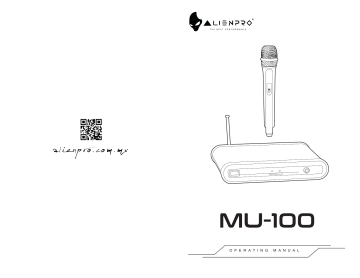 wireless microphone MU 100 Operating Manual | Manualzz