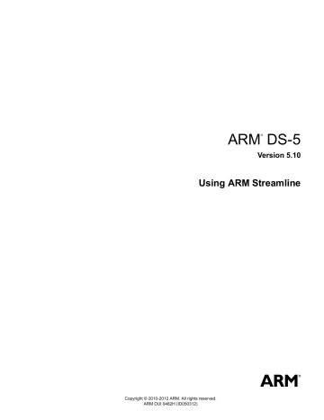 ARM DS-5 Streamline User Manual | Manualzz