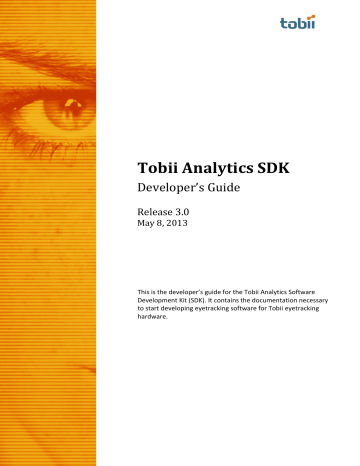 Tobii Analytics SDK Developer’s Guide | Manualzz