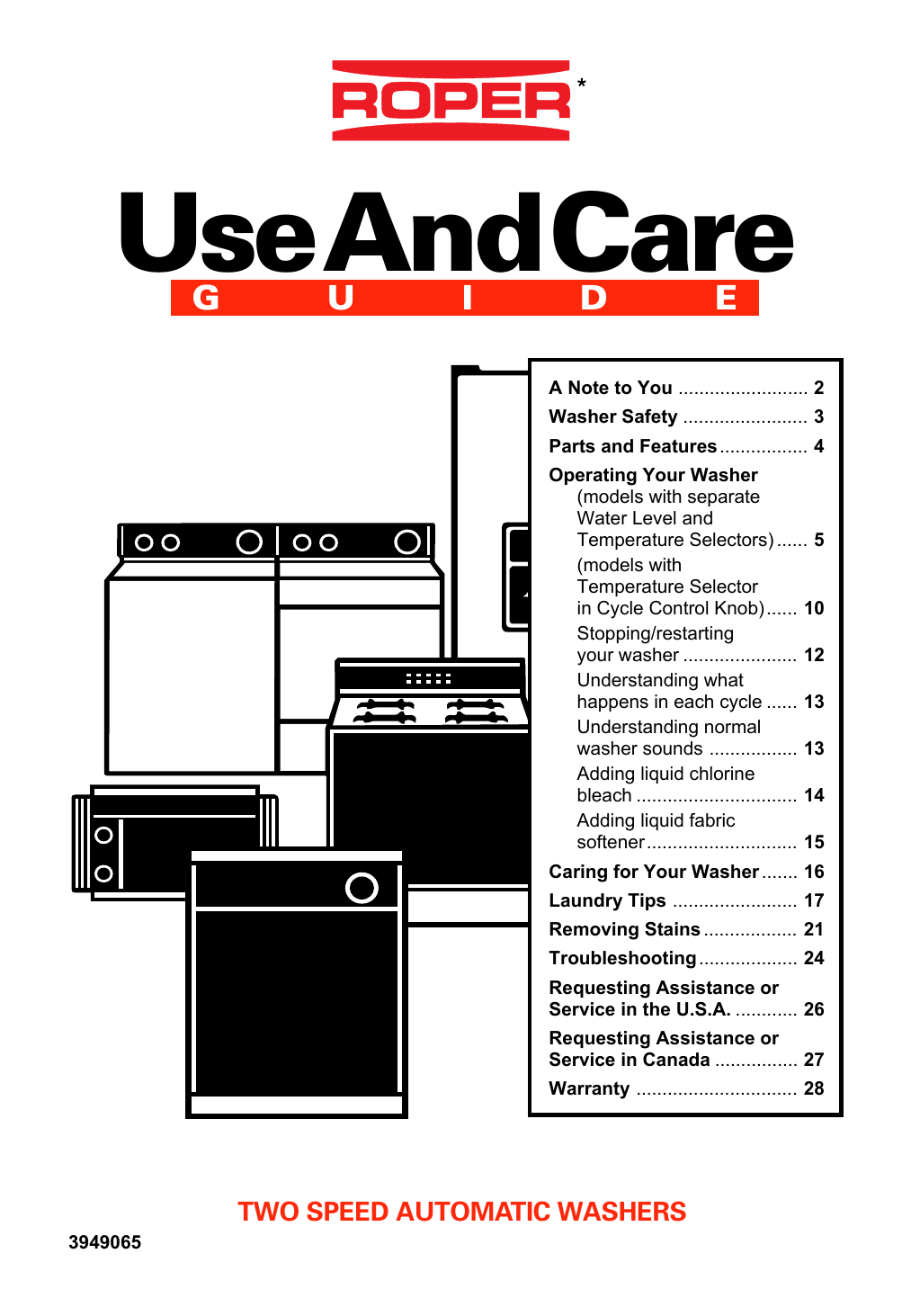 Roper Washer And Dryer Dimensions at Kevin Christensen blog