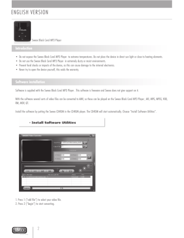 Sweex MP453 Owner Manual | Manualzz