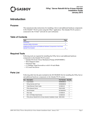Gasboy MDE-5045 Installation Guide | Manualzz