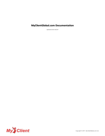 MyClient Documentation | Manualzz