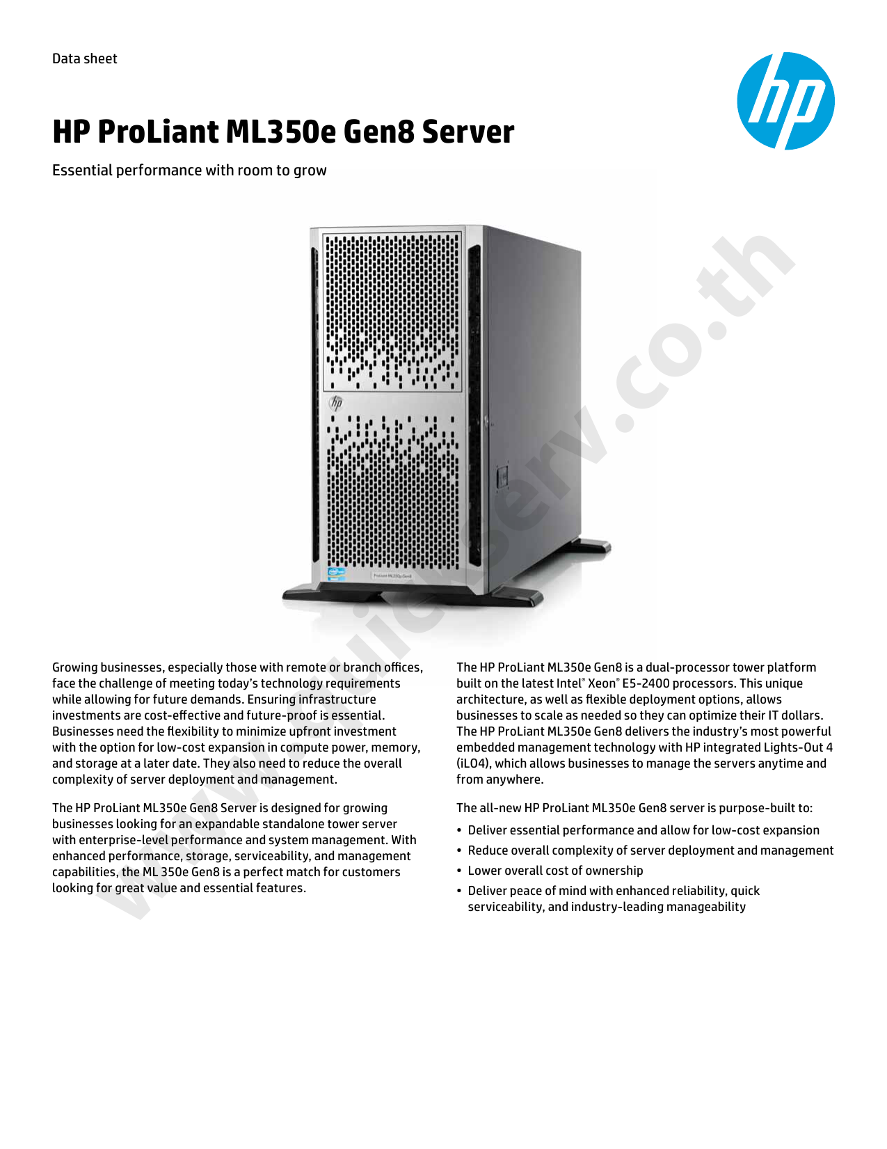 Hpe Proliant Ml350e Gen8 Spare Parts | Reviewmotors.co