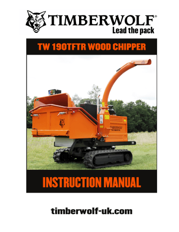 Timberwolf TW 190TFTR Wood Chipper Instruction manual | Manualzz