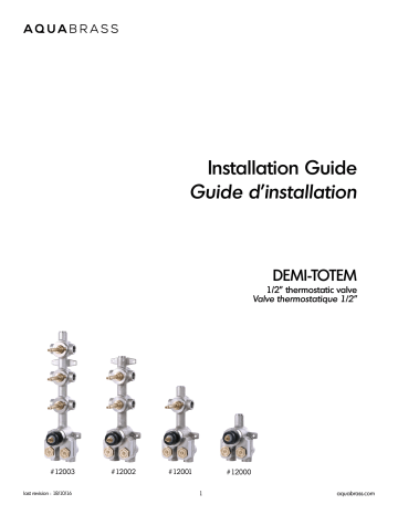 Guide d`installation Installation Guide | Manualzz