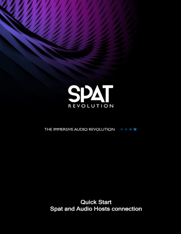 SPAT Audio Host connection - Quick Start | Manualzz